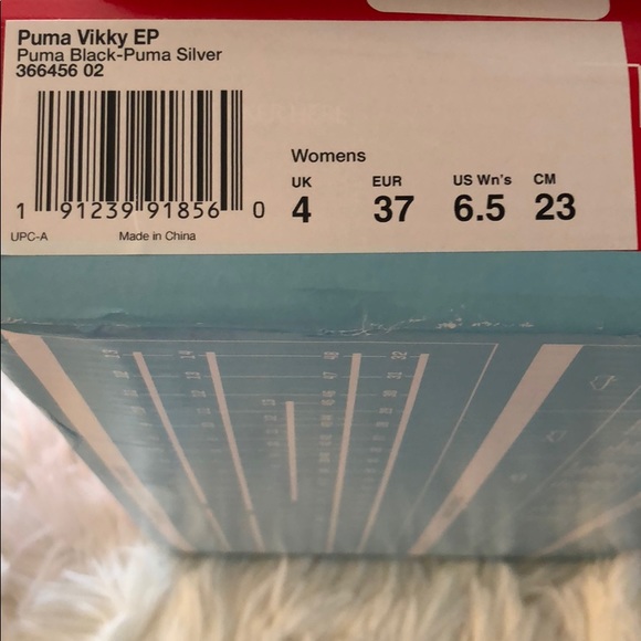 Puma | Shoes | Puma Vicky Ep Black Silver | Poshmark
